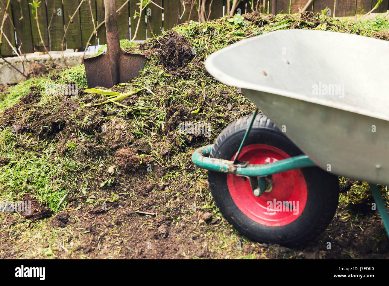 compost - garden plant fertilizer Stock Photo - Alamy