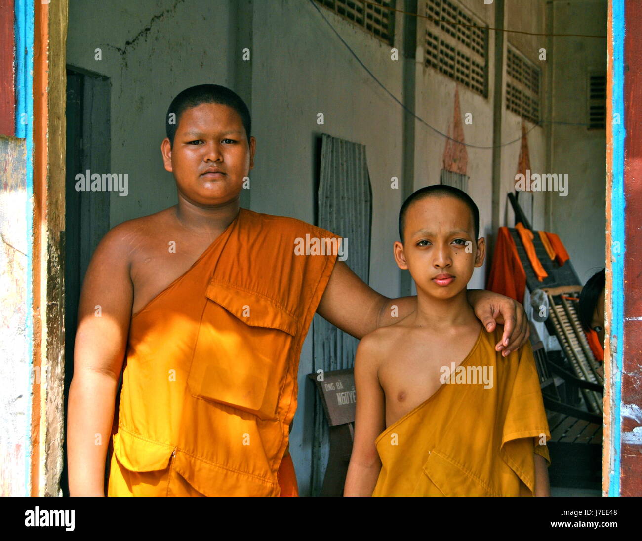 Buddhist monks chubby hi-res stock photography and images - Alamy