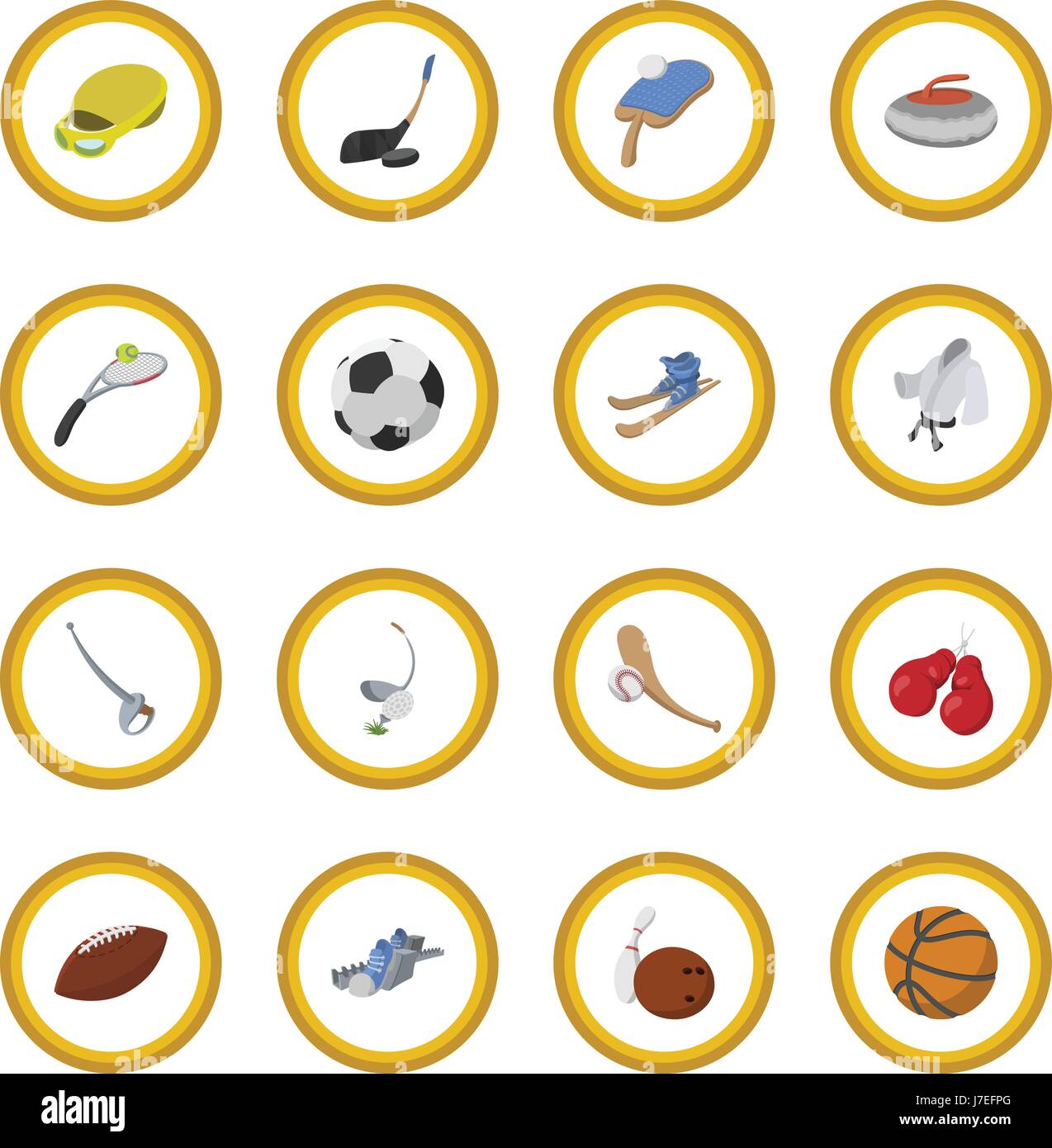 Sport cartoon icon circle Stock Vector Image & Art - Alamy