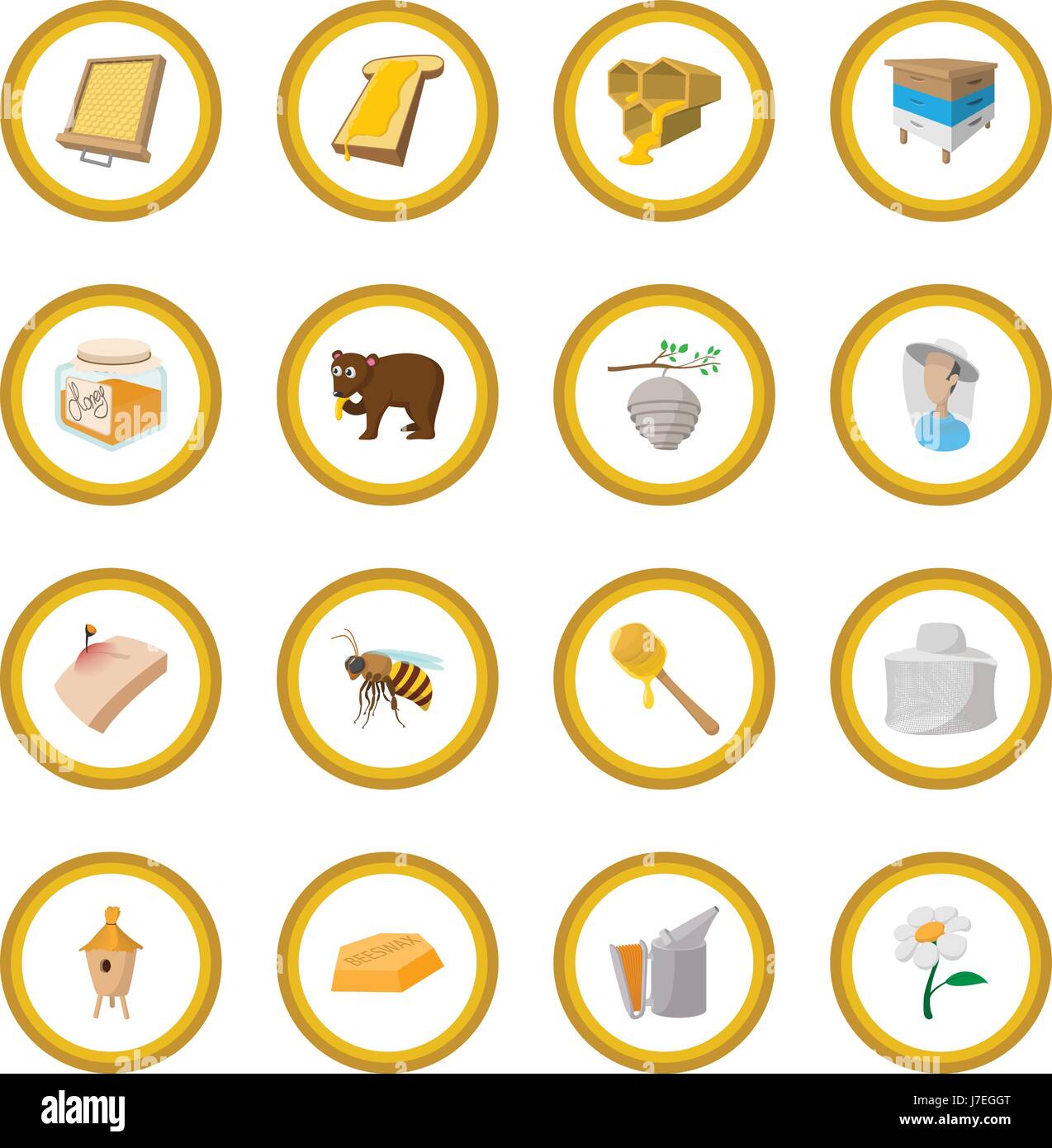 Apiary site Stock Vector Images - Alamy