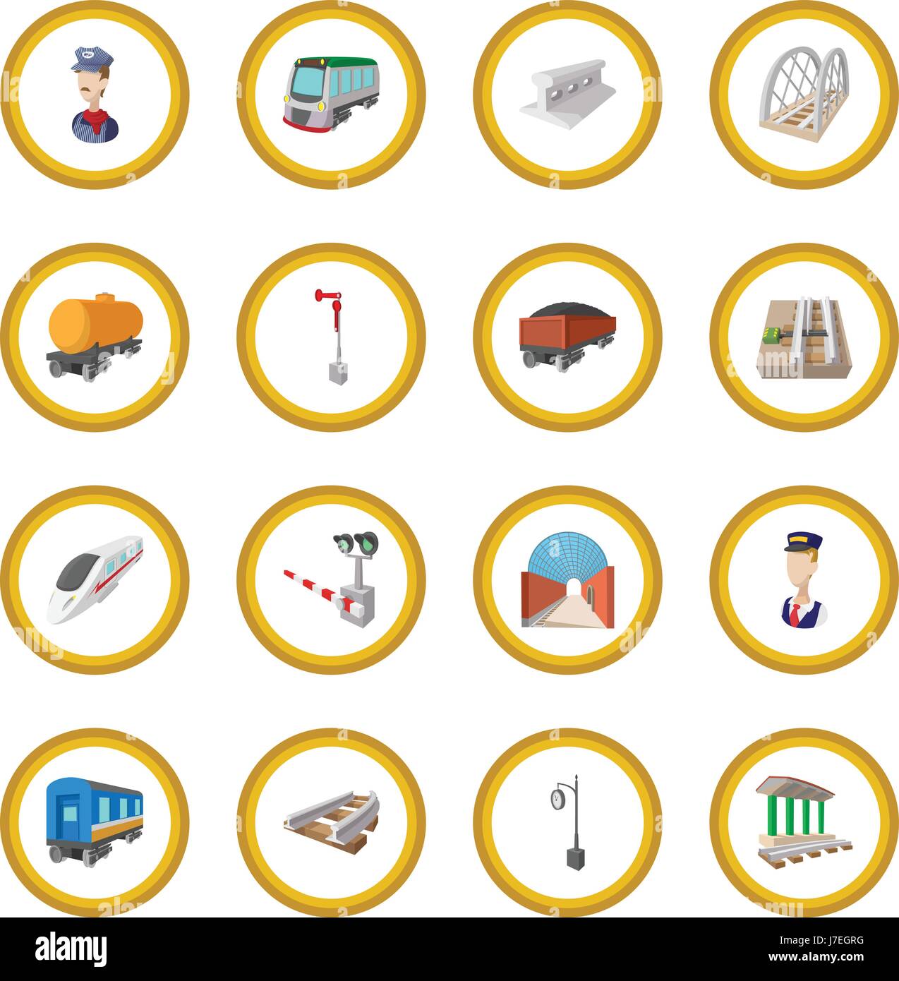 Cartoon train map hi-res stock photography and images - Alamy