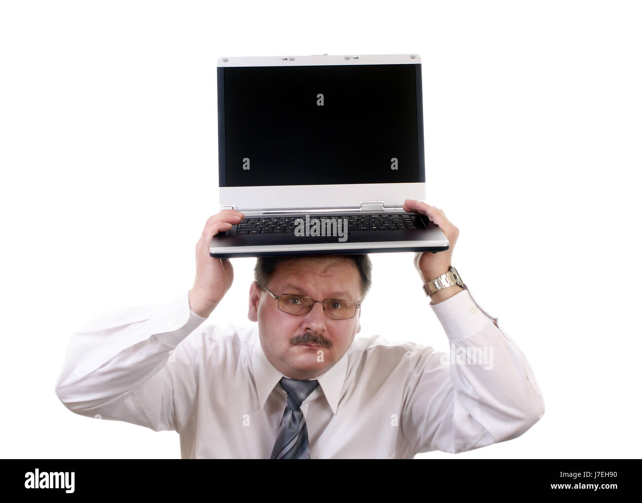 laptop notebook computers computer job isolated male masculine business ...