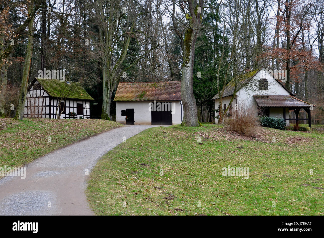house building houses tree trees scenery countryside nature house ...