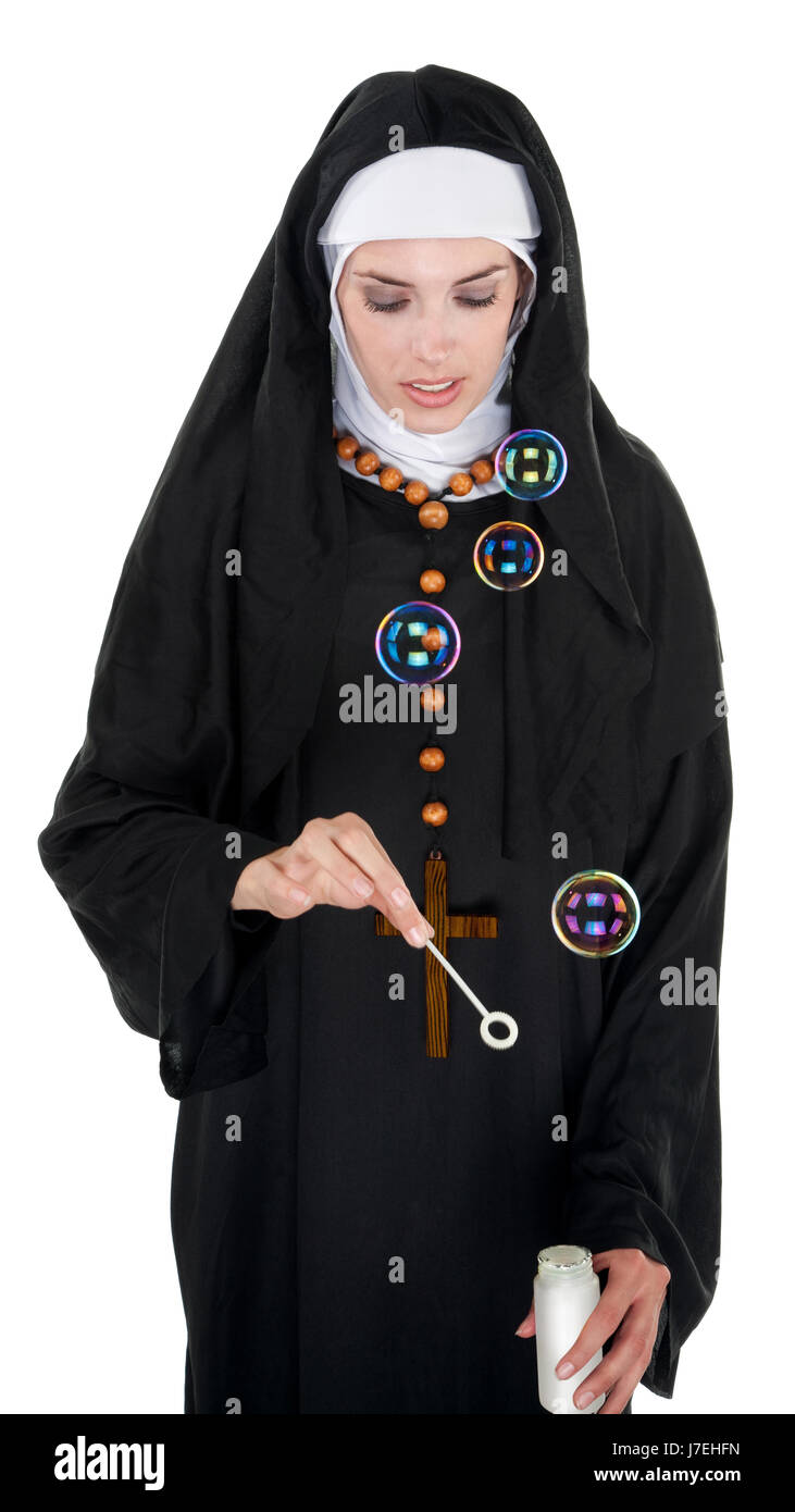 woman single lady female nun clergy habit covering cover custom woman ...