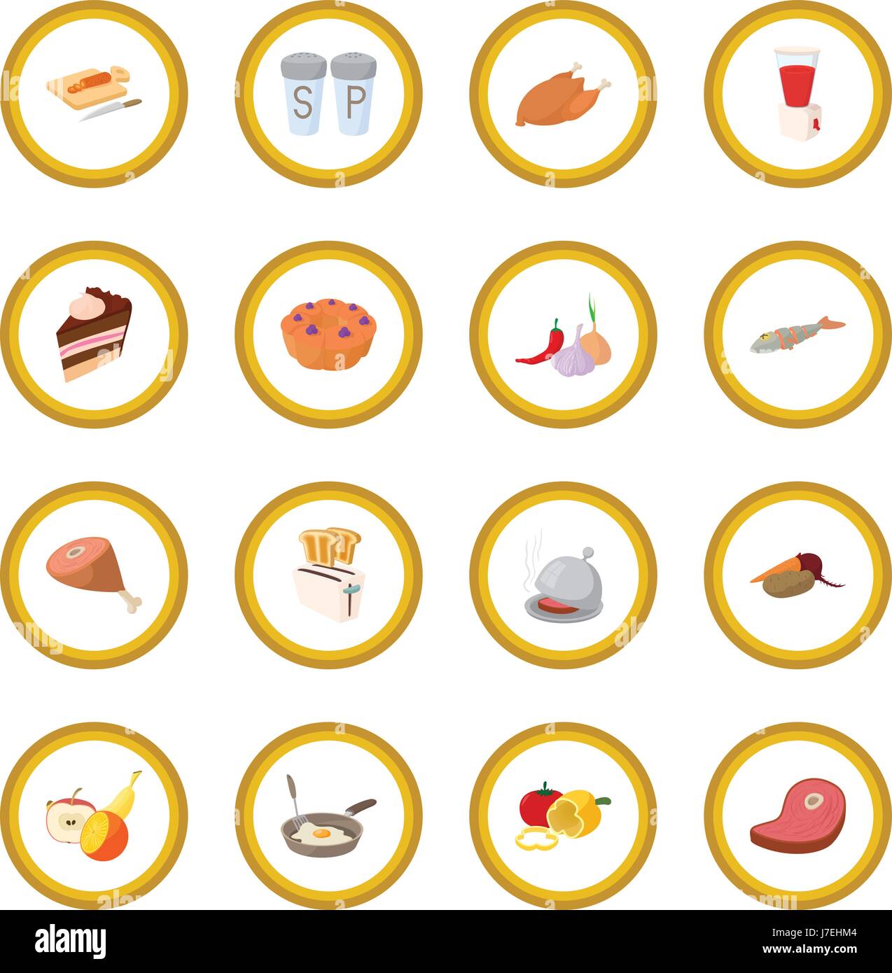 Food icon circle Stock Vector Image & Art - Alamy