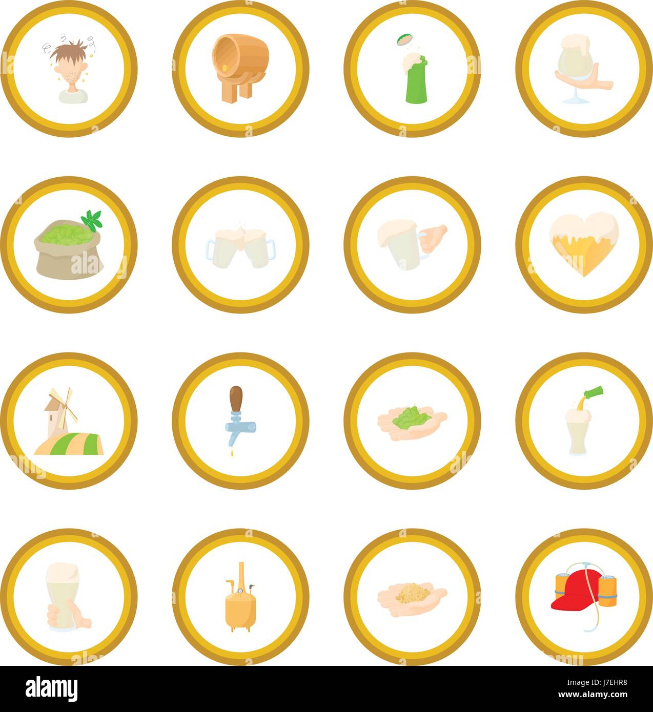 Mug dark beer emblem Stock Vector Images - Alamy