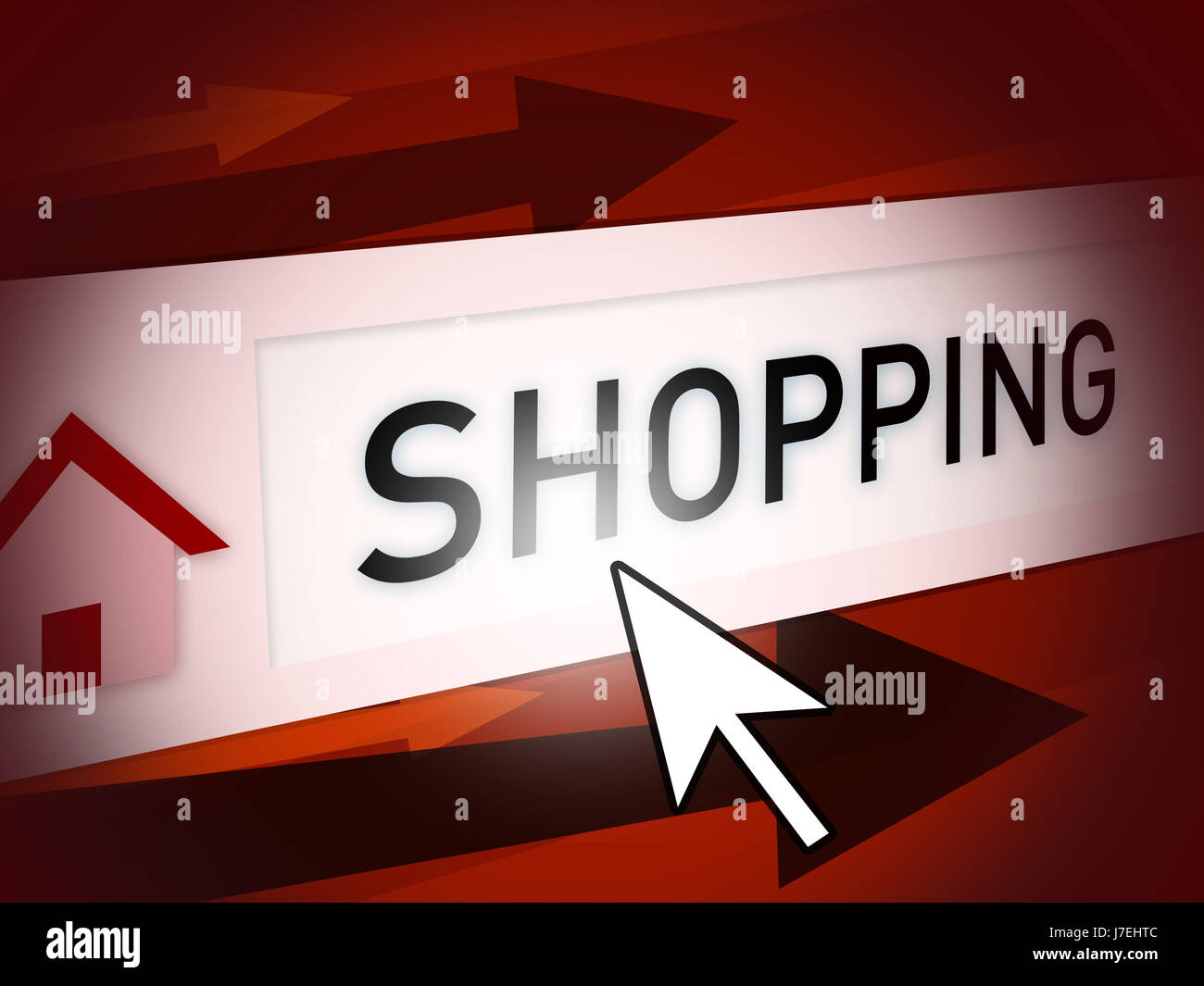 shopping address arrow backdrop background red PC computers computer ...