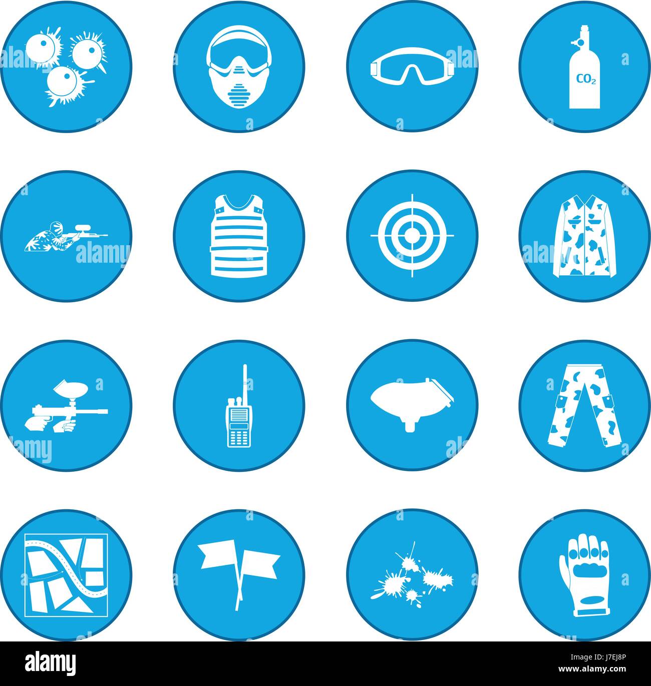 Player in blue mask Stock Vector Images - Alamy