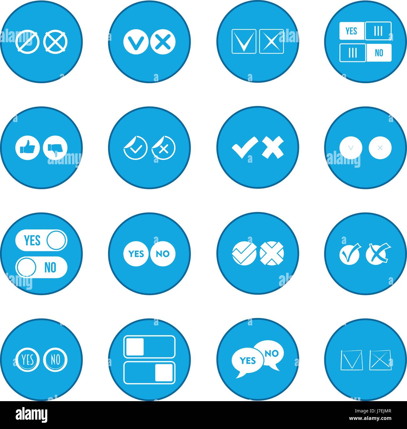 Check mark icon blue Stock Vector Image & Art - Alamy