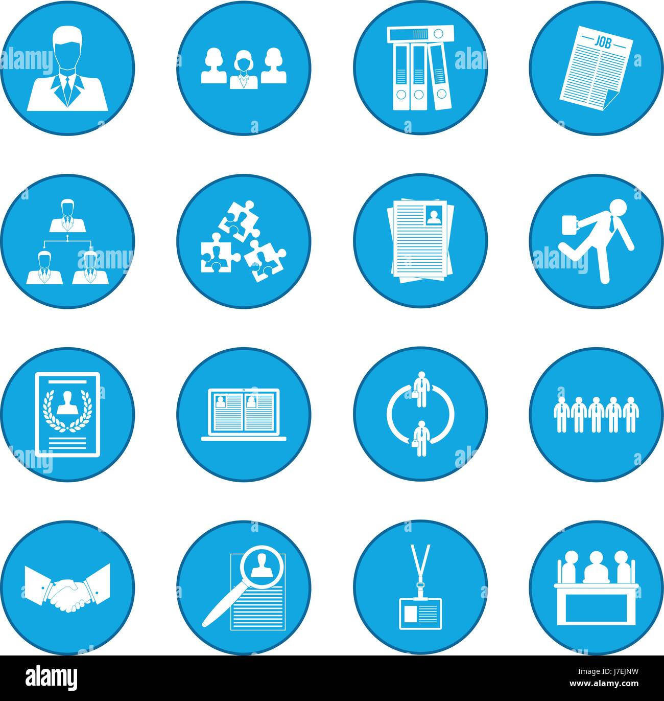 Office teamwork icon blue Stock Vector Image & Art - Alamy