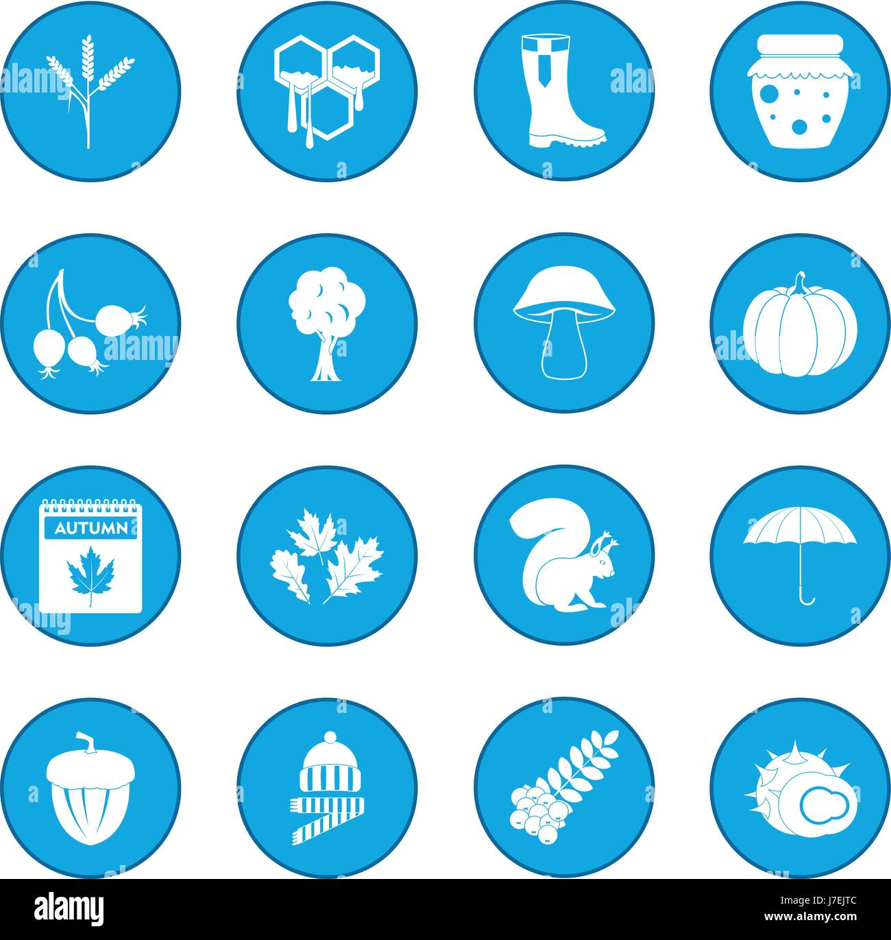 Blue maple leaf Stock Vector Images - Alamy