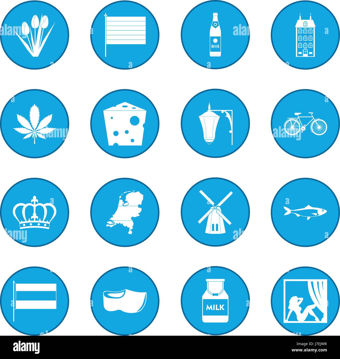 Bicycle netherlands Stock Vector Images - Alamy