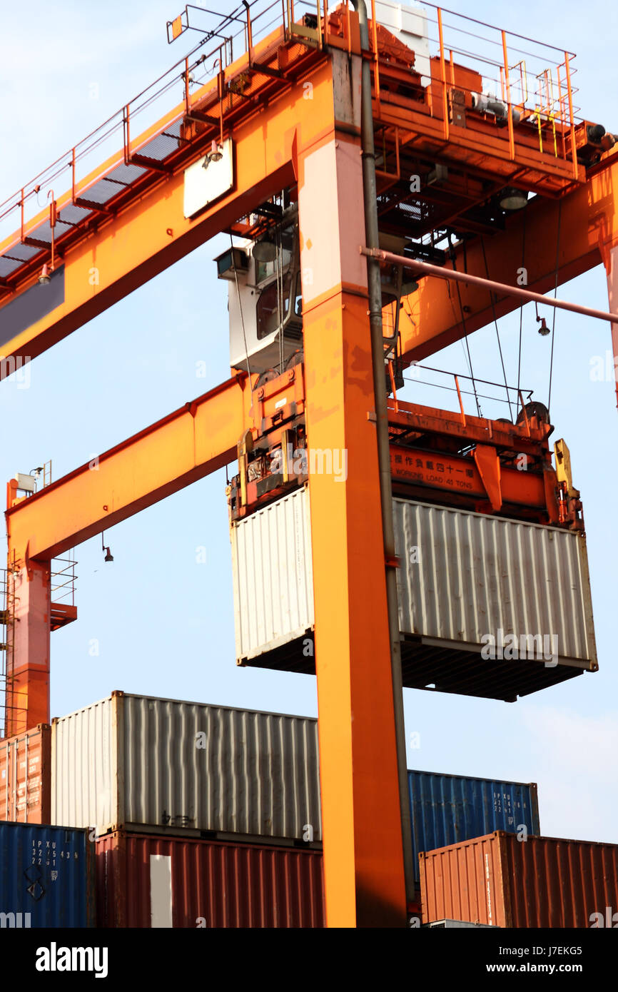 maritime harbor transport dock logistics vessel goods grab terminal ...