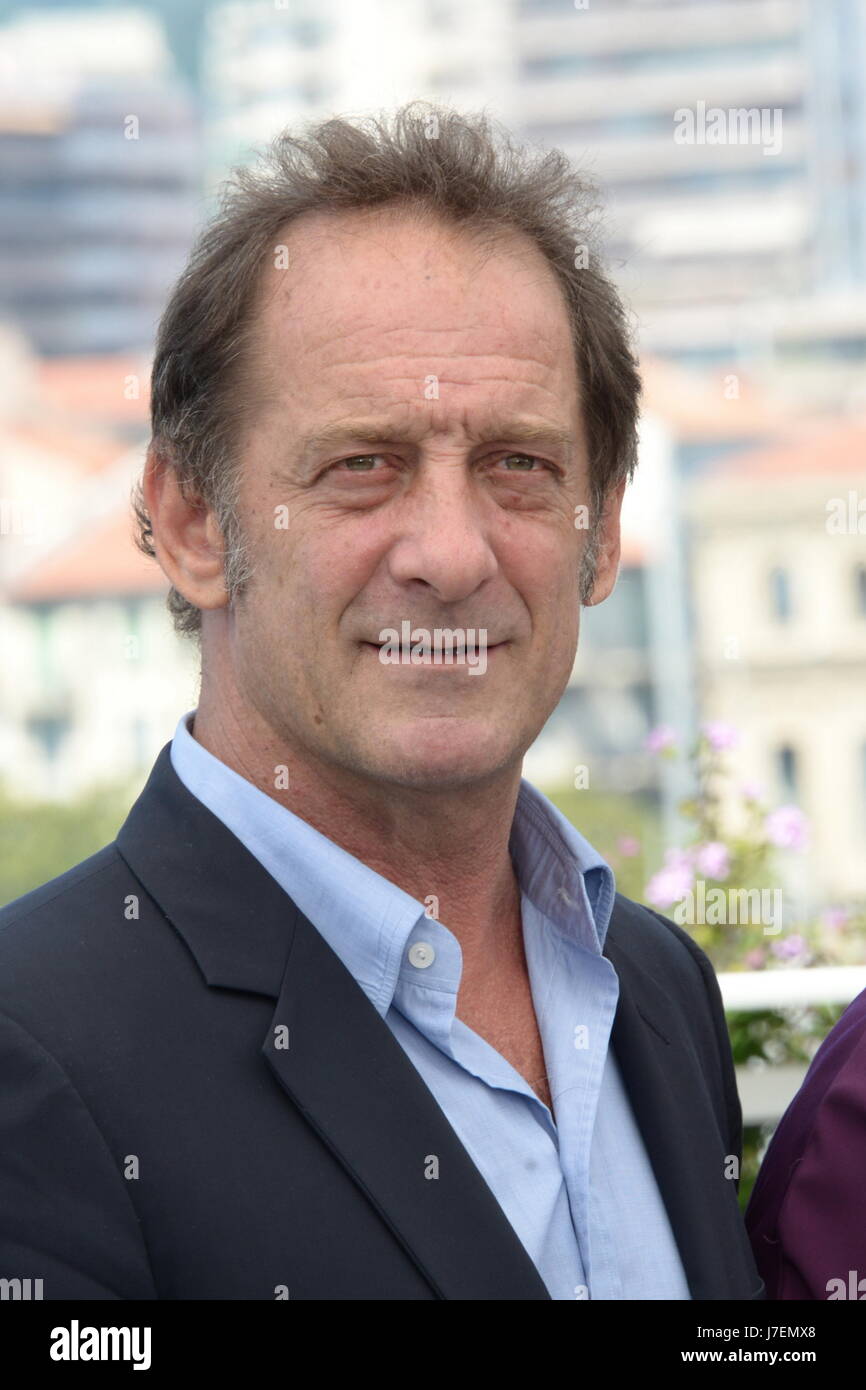 Cannes, France. 24th May, 2017. Actor Vincent Lindon attends the 'Rodin ...