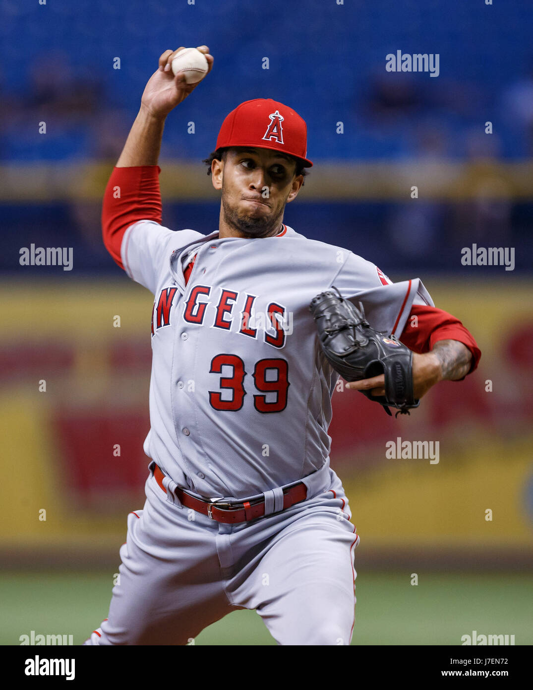 May 23, 2017 - Los Angeles Angels relief pitcher Keynan Middleton (39 ...