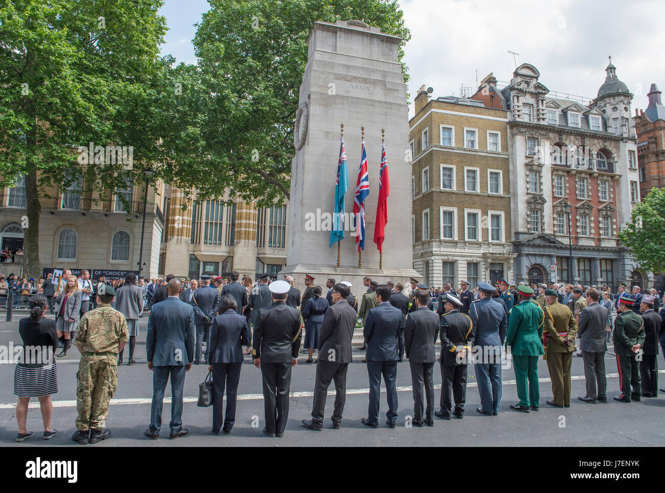 The Cenotaph, Whitehall, London UK. 24th May 2017.International Day of ...