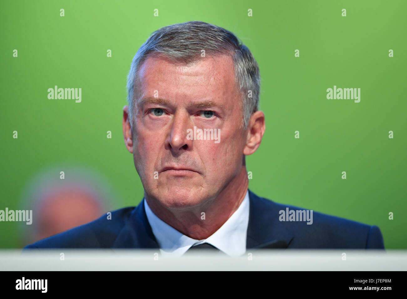 Mannheim, Germany. 24th May, 2017. Bilfinger CEO Tom Blades attends the ...