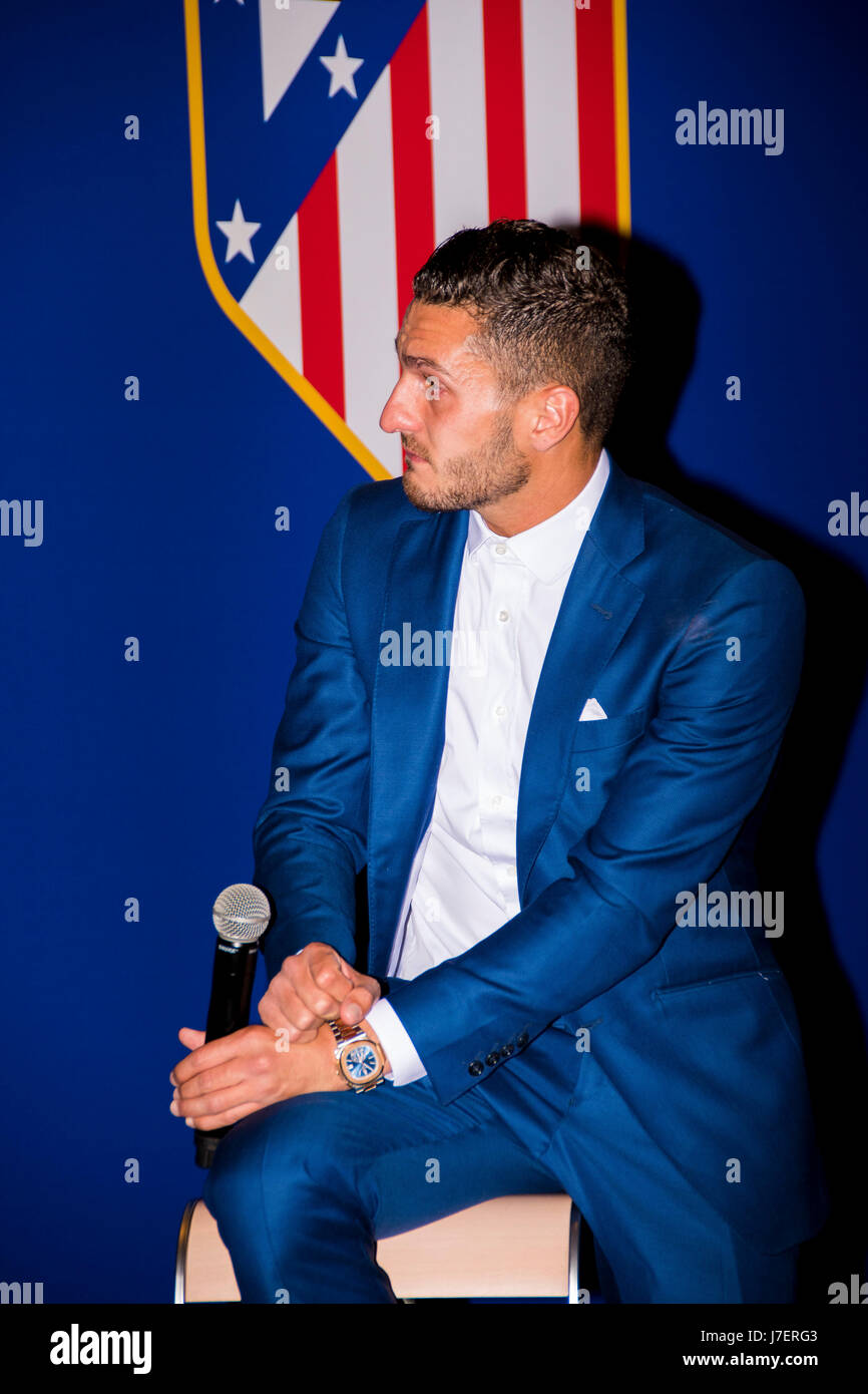 Soccer player of the Atletico de Madrid, Jorge Resurrección "Koke ...