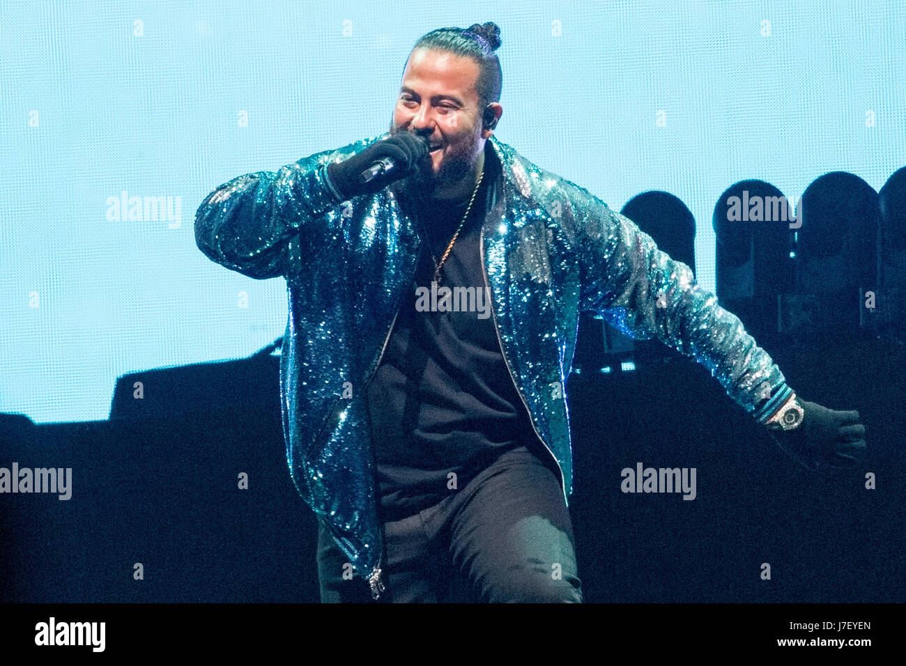 Rosemont, Illinois, USA. 23rd May, 2017. Rapper BELLY (AHMAD BALSHE ...