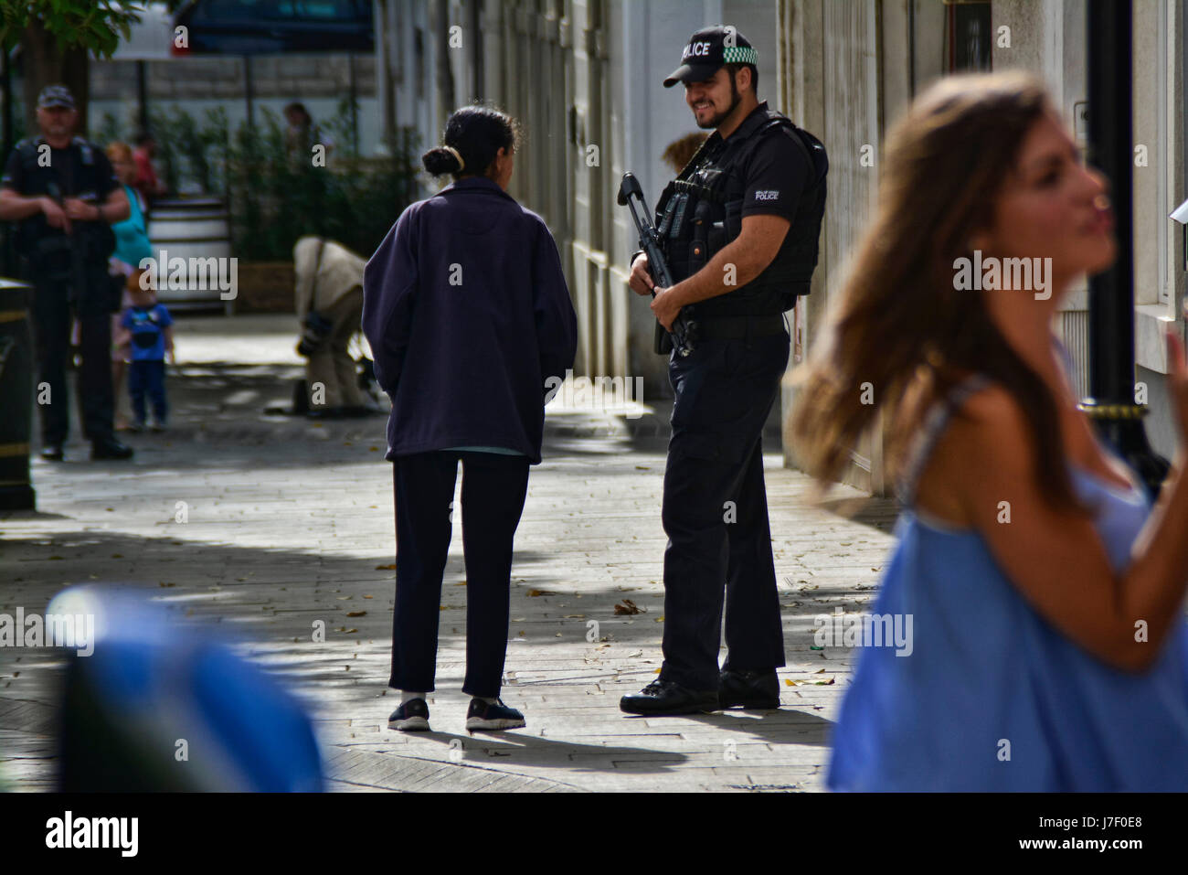 Gibraltar. 24th May 2017. Royal Gibraltar Police recruits today paraded ...