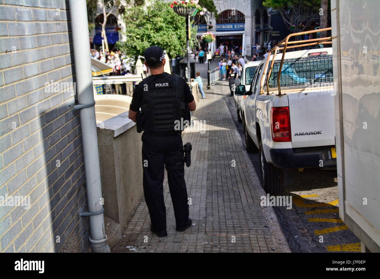 Gibraltar. 24th May 2017. Royal Gibraltar Police recruits today paraded ...