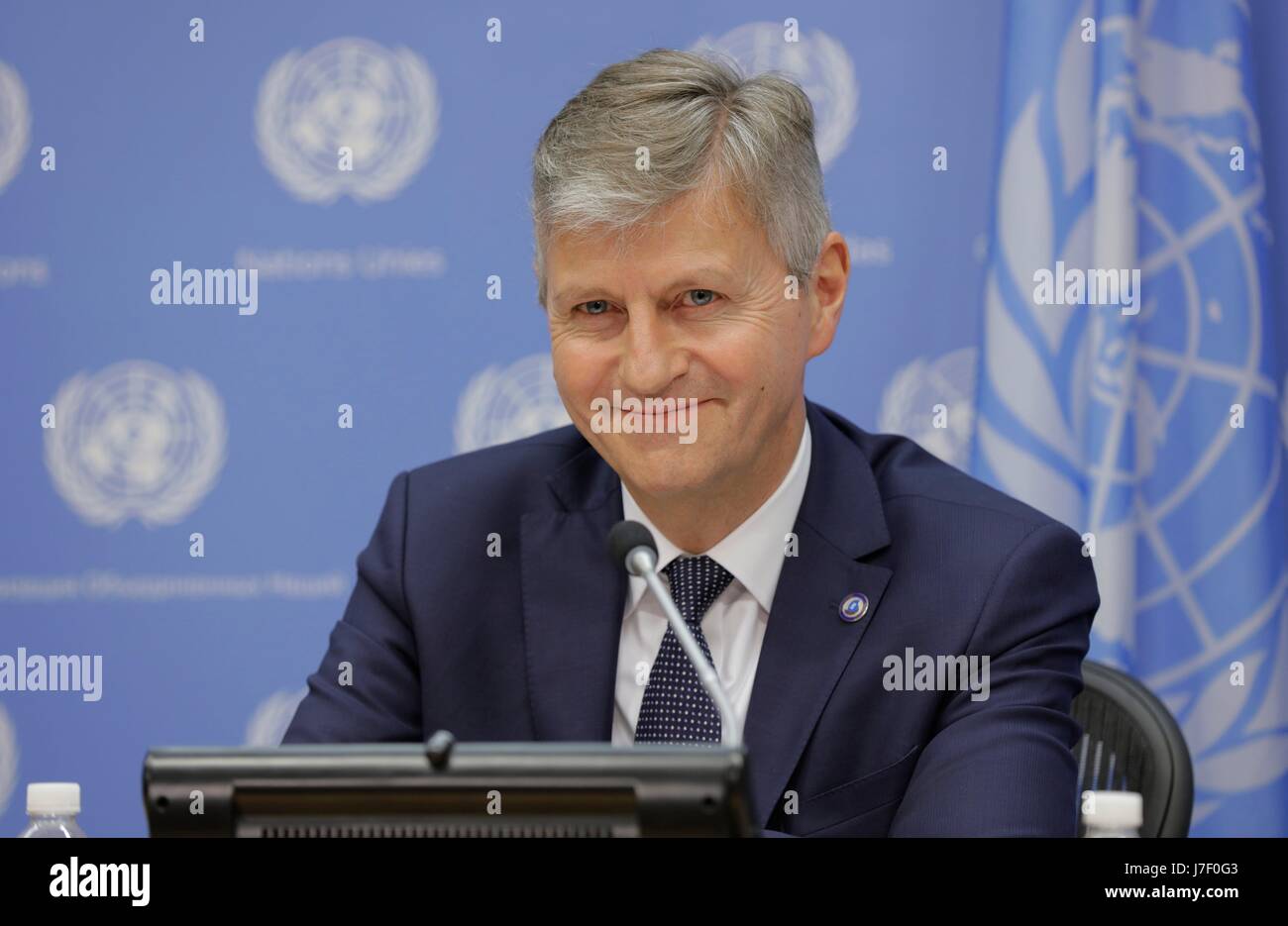 United Nations, New York, USA, May 24 2017 - Jean-Pierre Lacroix, Under ...