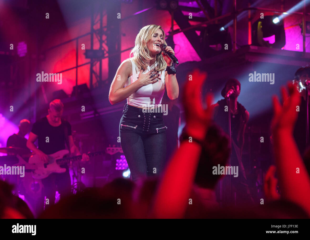 Munich, Germany. 24th May, 2017. EXCLUSIVE - German singer Helene ...