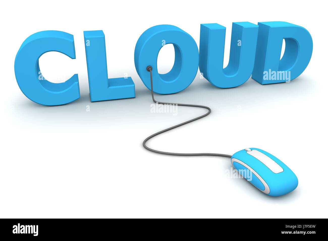 blue cloud word computing mouse computer mouse online service blue ...