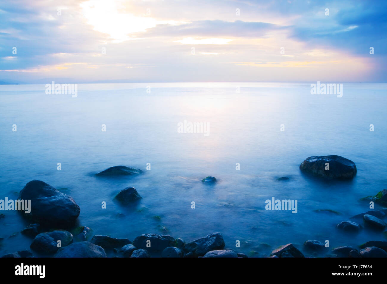 sunrise landscape scenery countryside nature salt water sea ocean water ...
