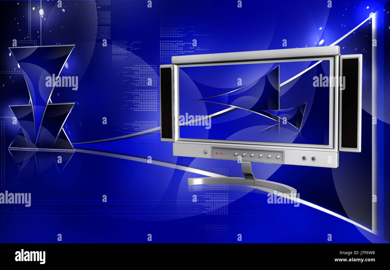 blue program graphics colour three-dimensional communication ...