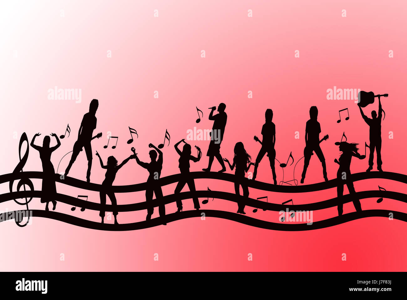 dancing young people Stock Photo - Alamy