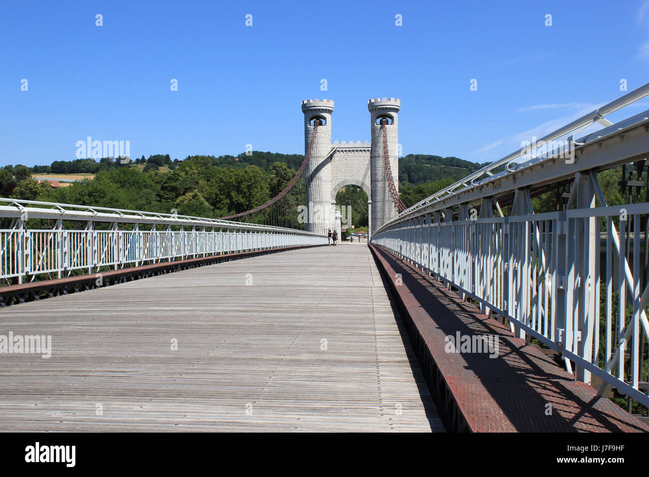 bridge france towers style of construction architecture architectural ...