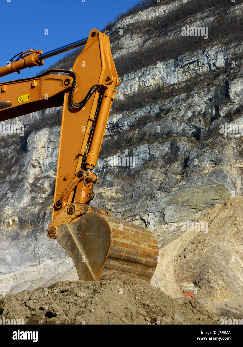 vehicle mechanical dig excavator orange career tool tools job ...