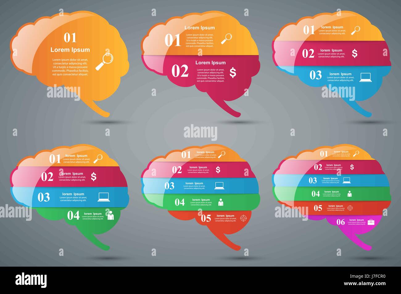 Brain infographic and business icon Stock Vector Image & Art - Alamy