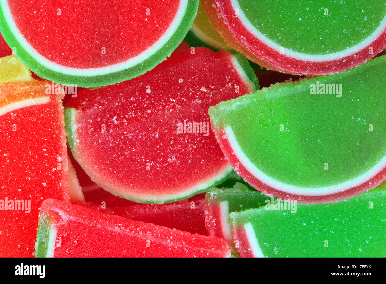 many Multicolor Fruit Jelly Stock Photo - Alamy