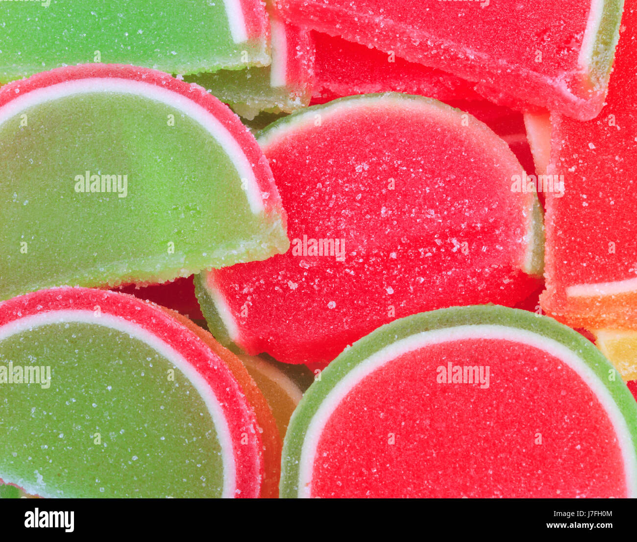 many Multicolor Fruit Jelly Stock Photo - Alamy