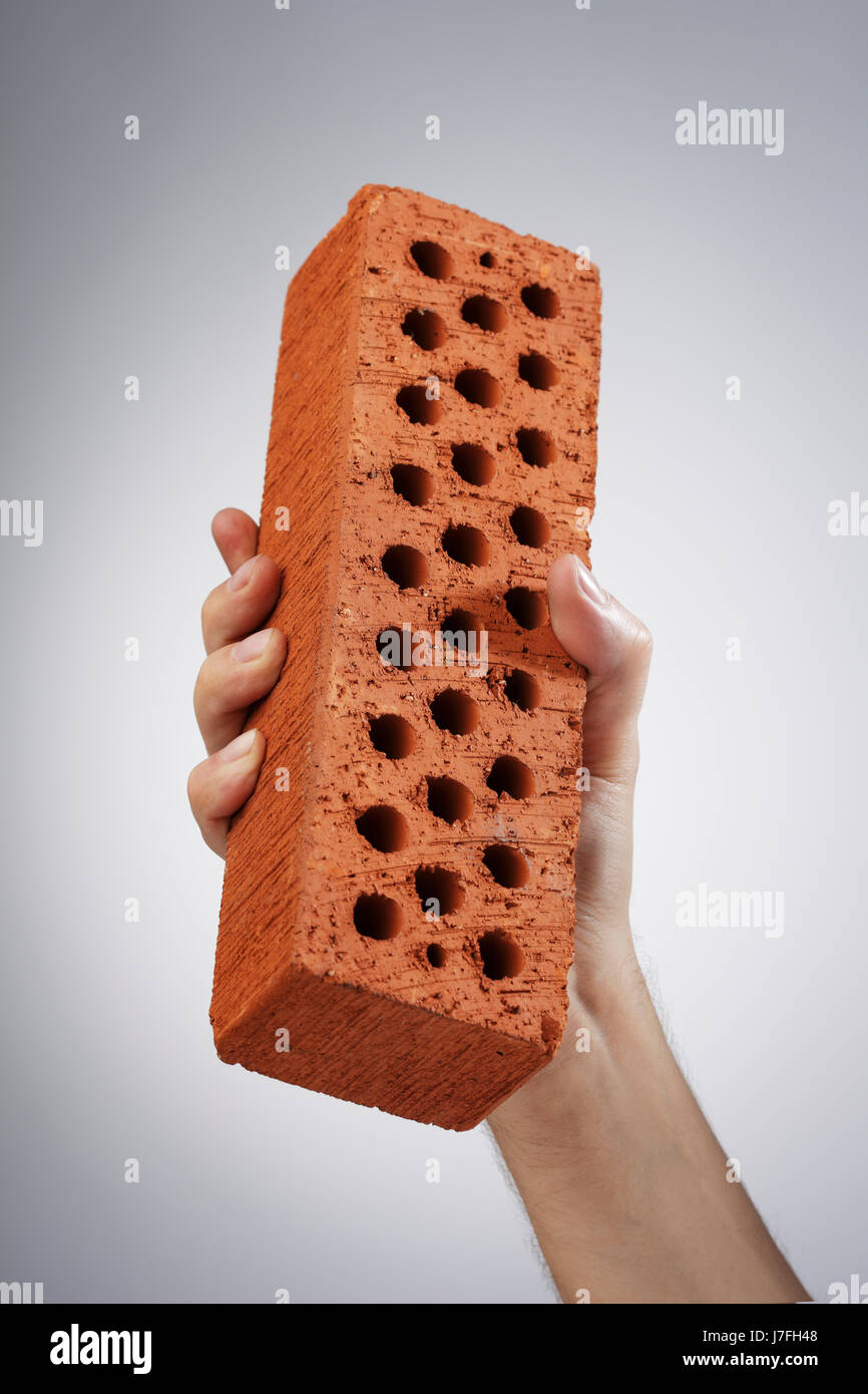 object brick holes possession holding grip block perforated ...