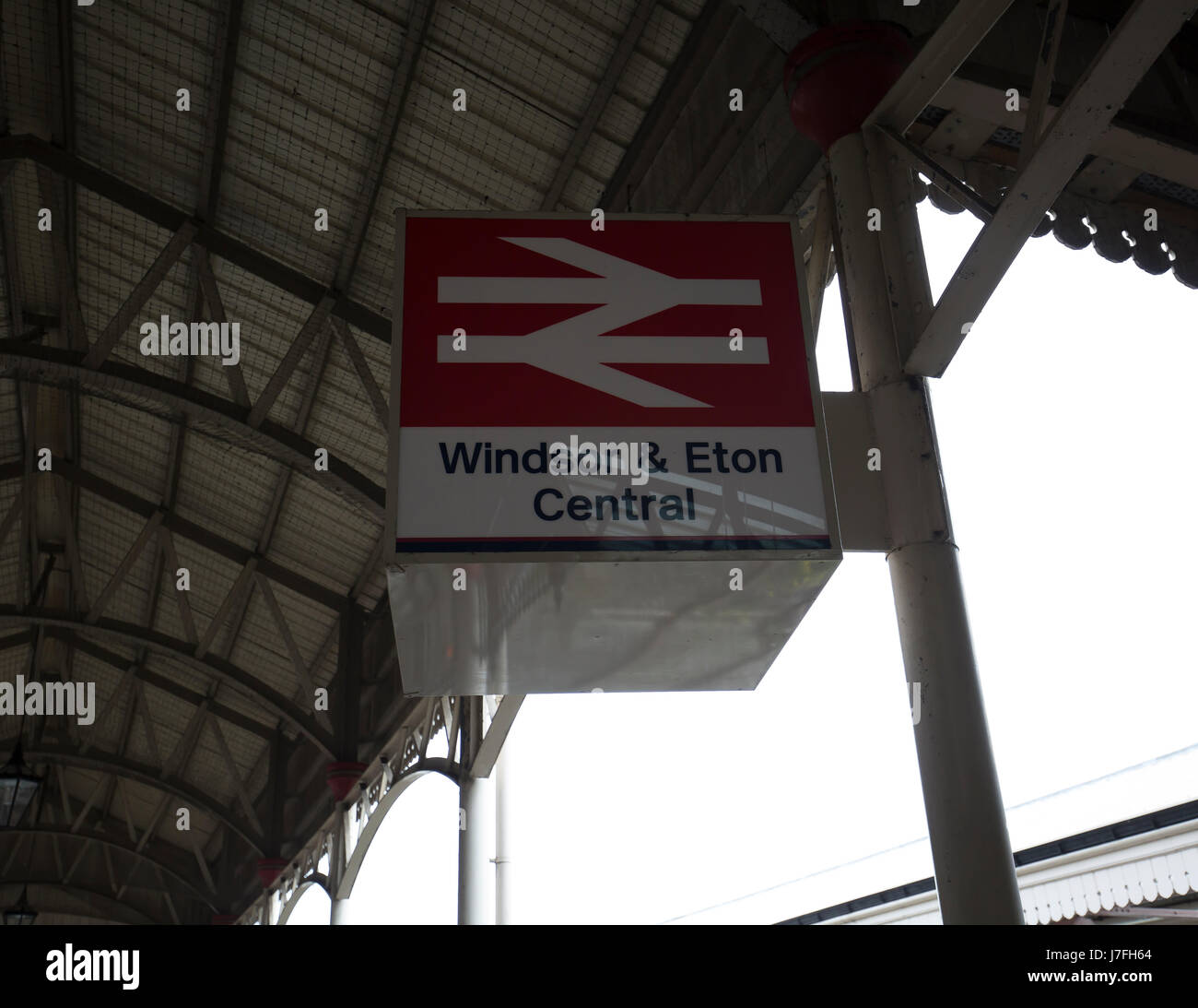 Windsor & Eton Central Station sign Stock Photo - Alamy