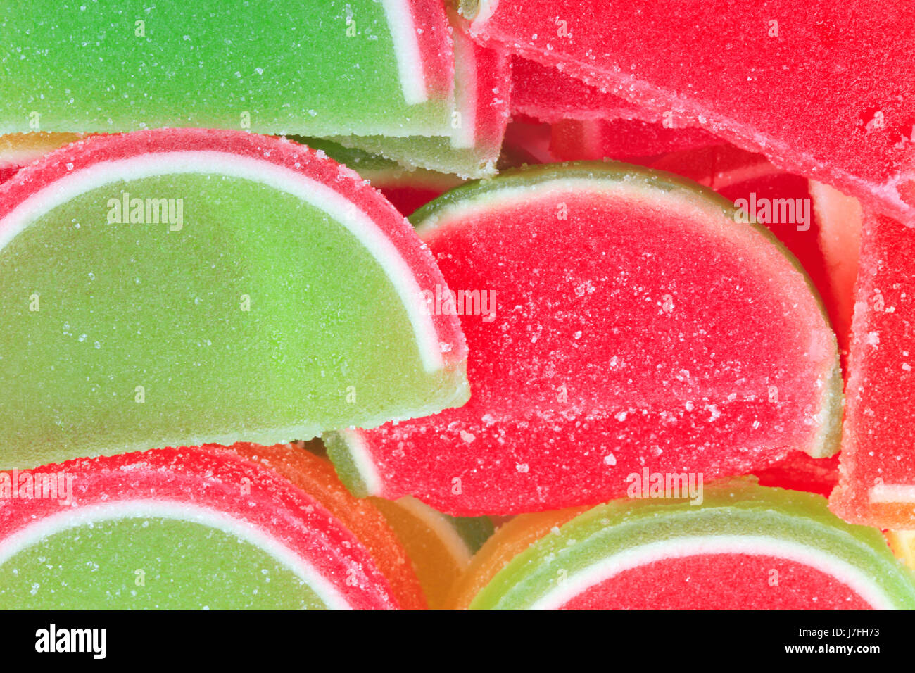 many Multicolor Fruit Jelly Stock Photo - Alamy