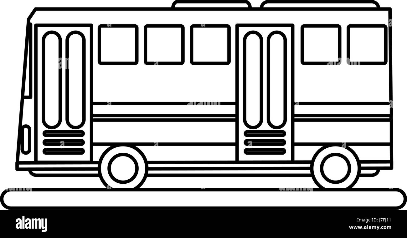 bus sideview icon image Stock Vector Image & Art - Alamy