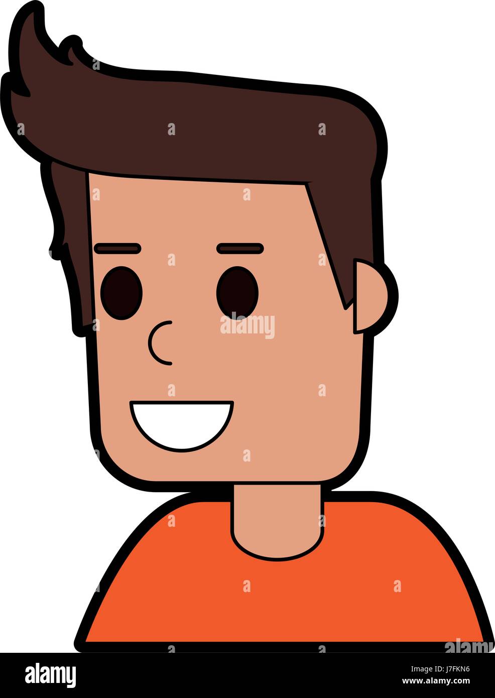 happy smiling man icon image Stock Vector Image & Art - Alamy