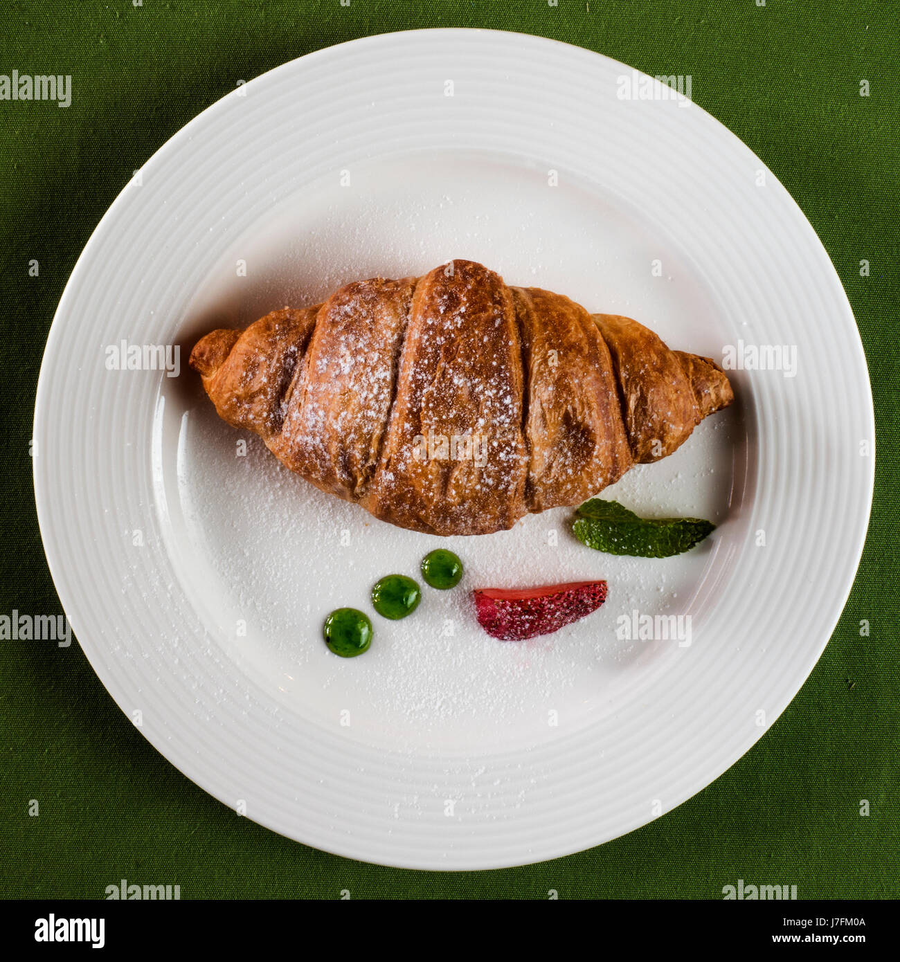 Strawberry mint croissant hi-res stock photography and images - Alamy