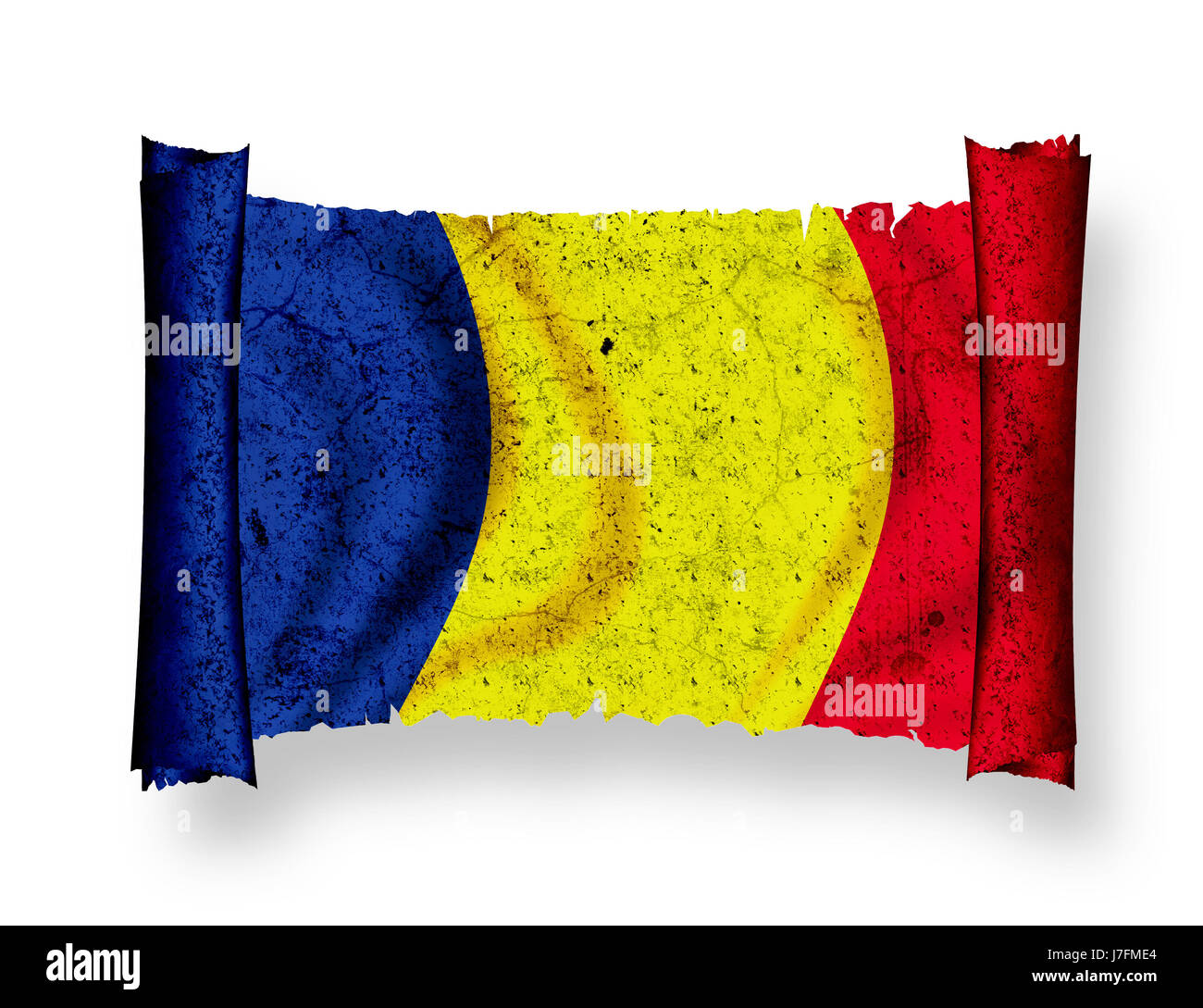 flag of chad Stock Photo - Alamy