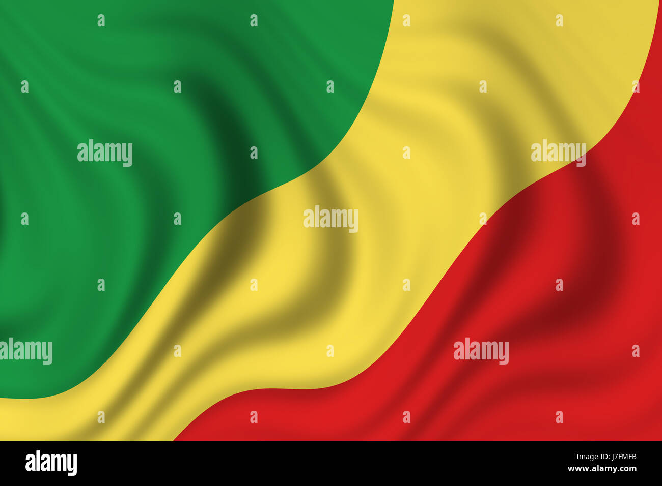 flag of congo Stock Photo - Alamy