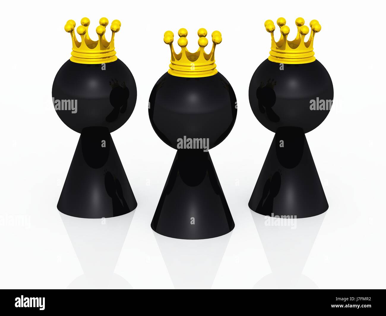 3 black kings Stock Photo - Alamy