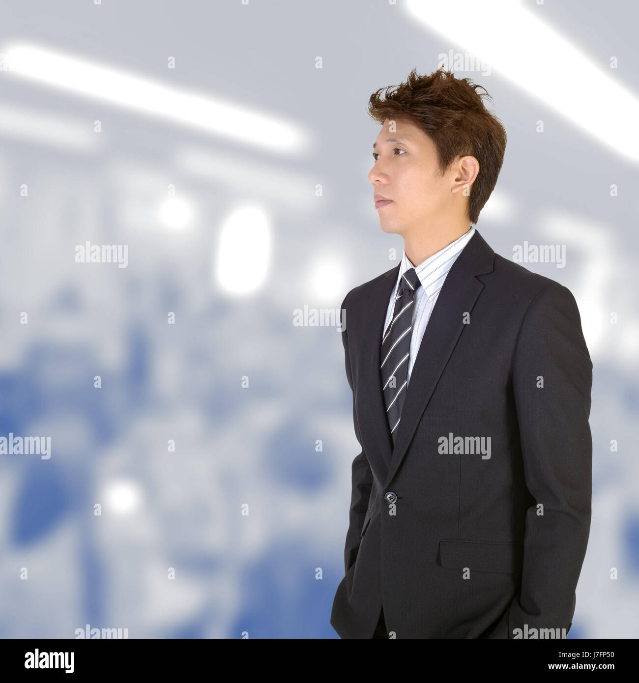 office look glancing see view looking peeking looking at business man ...