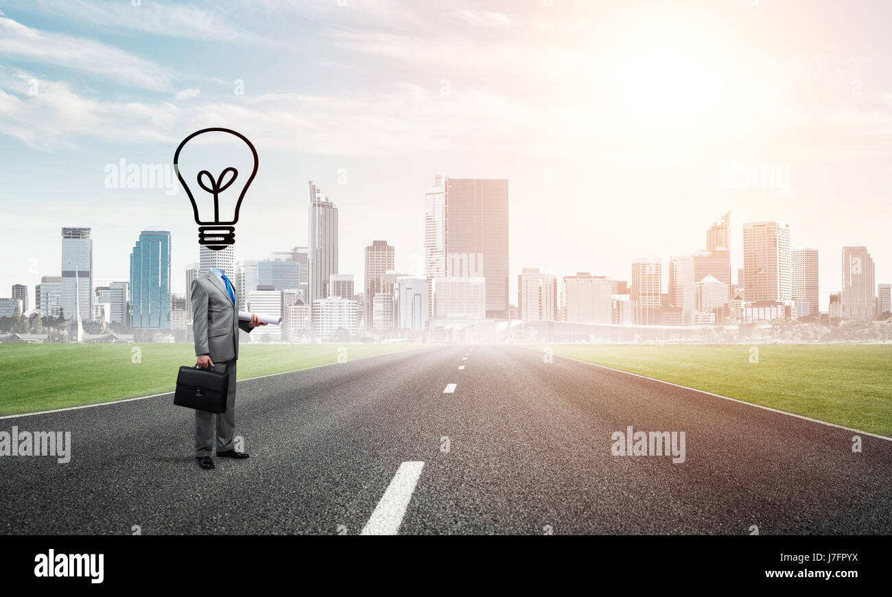 Man of creative ideas Stock Photo - Alamy