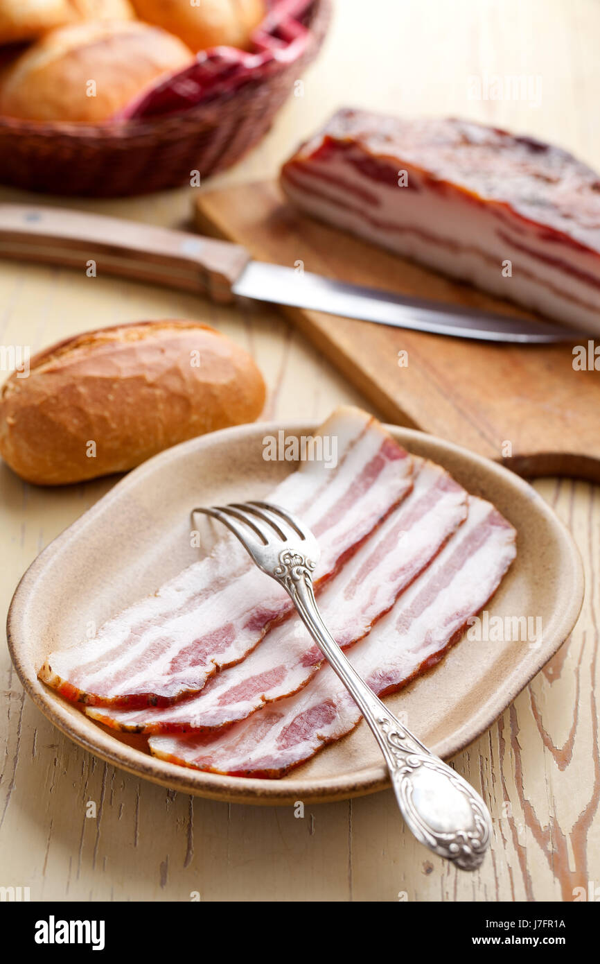 food aliment bacon tasty ingredient thick wide fat meat white pork food ...