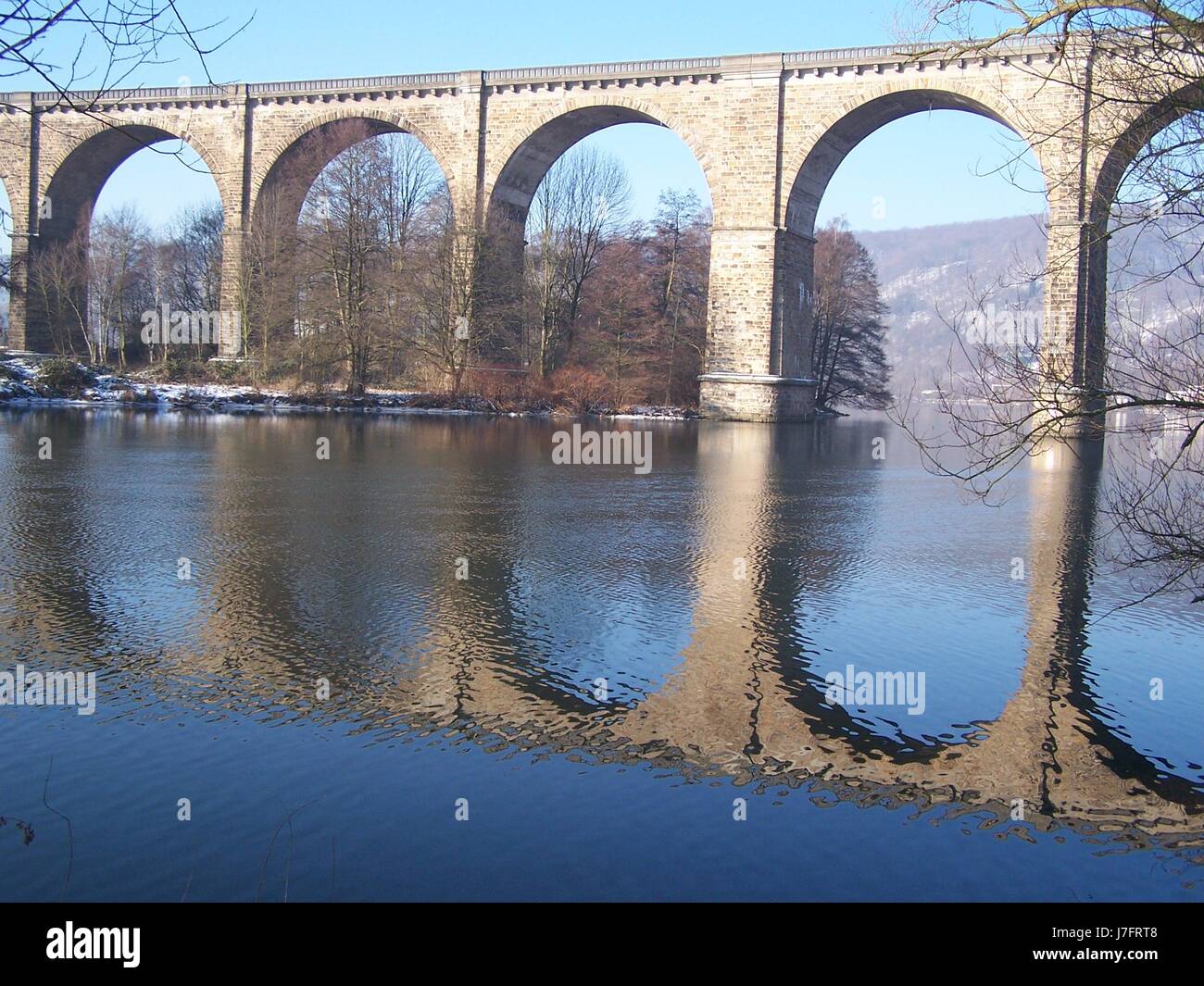 bridge viaduct river water bridge viaduct river water eisenbahnbrcke ...