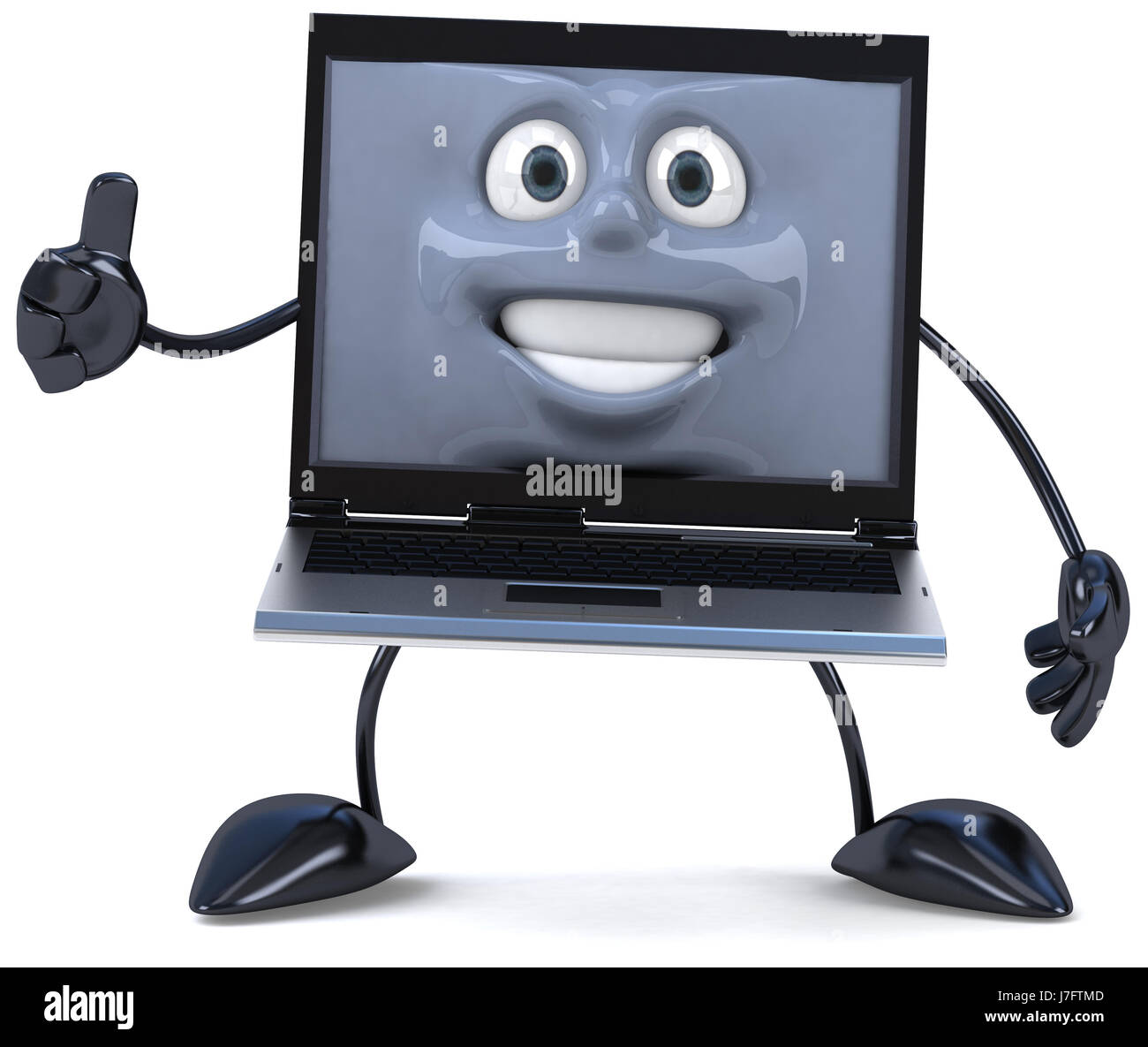 tower office laptop notebook computers computer desk object isolated ...